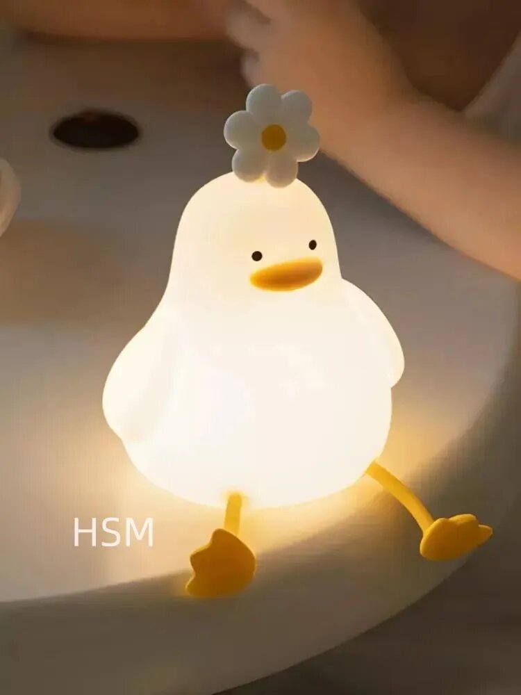 Милый силиконовый ночник с хлопком