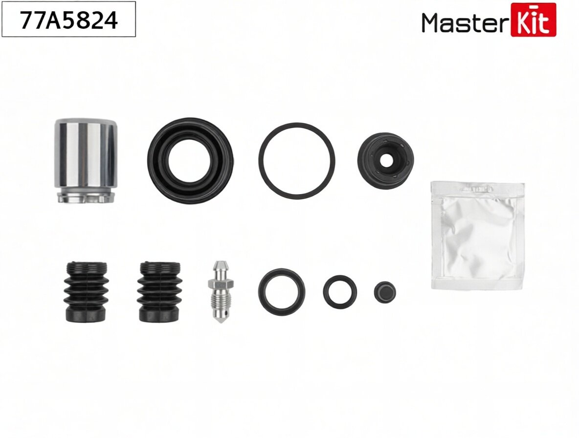 Ремкомплект тормозного суппорта+поршень Mazda 3 (BM, BN) 2013 - 77A5824 MasterKit арт. 77A5824