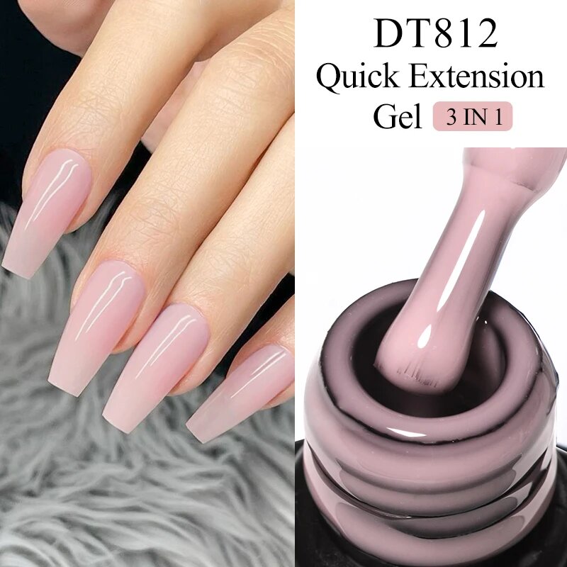 Гель для наращивания ногтей DT812 Quick Extension Gel 3 IN 1, Q57483-4