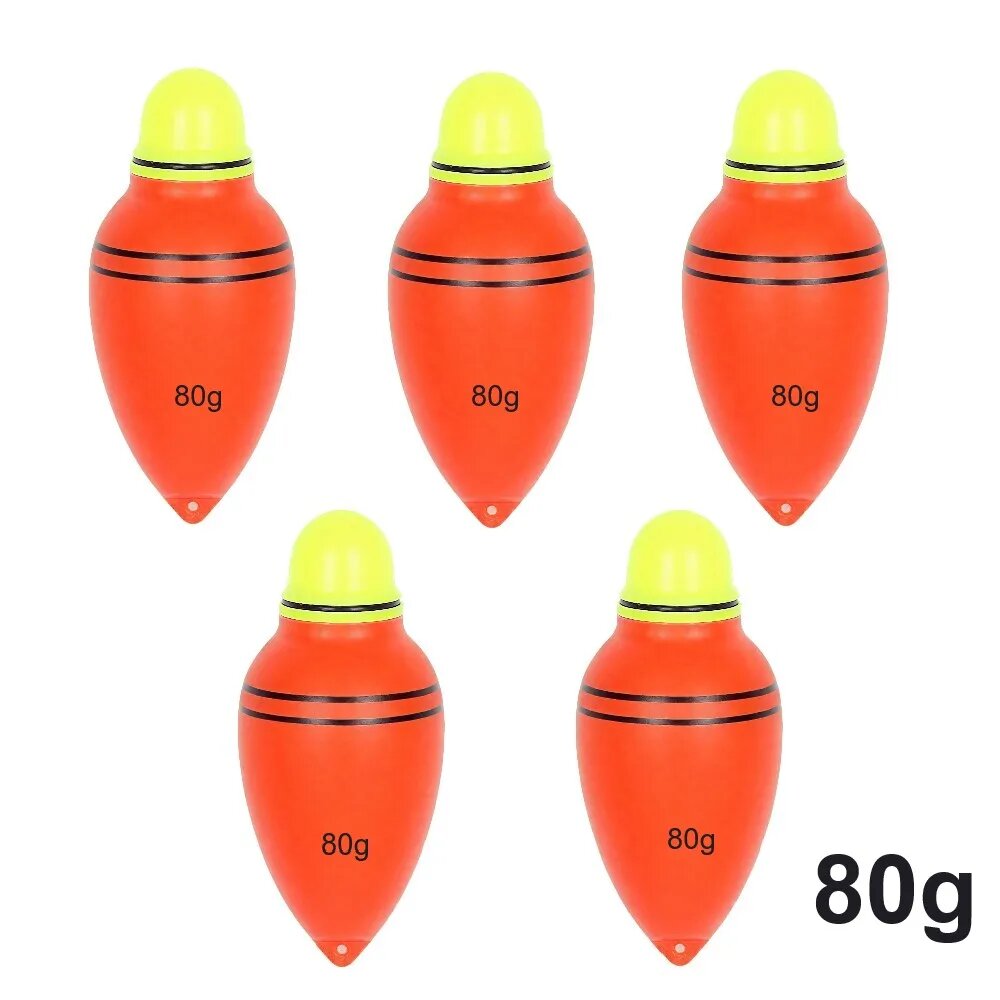 Светящиеся поплавки для ночной рыбалки 5 шт. 80g-5Pcs