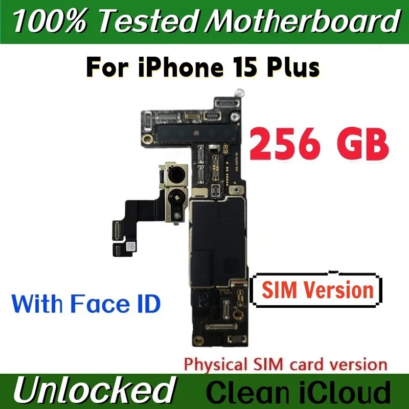 Материнская плата iPhone 15 Plus 256GB SIM Face
