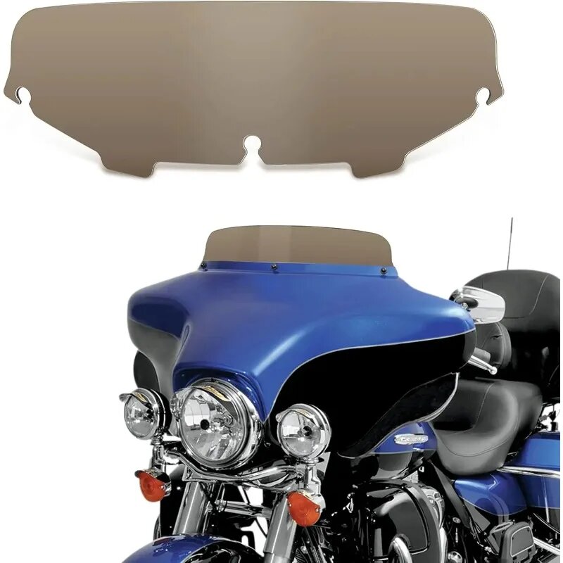 Ветровое стекло для мотоцикла Harley Davidson Touring Street Glide FLHT Ultra Classic FLHX FLHTK Tri 1997-2013, 4.5 дюйма, волнообразное