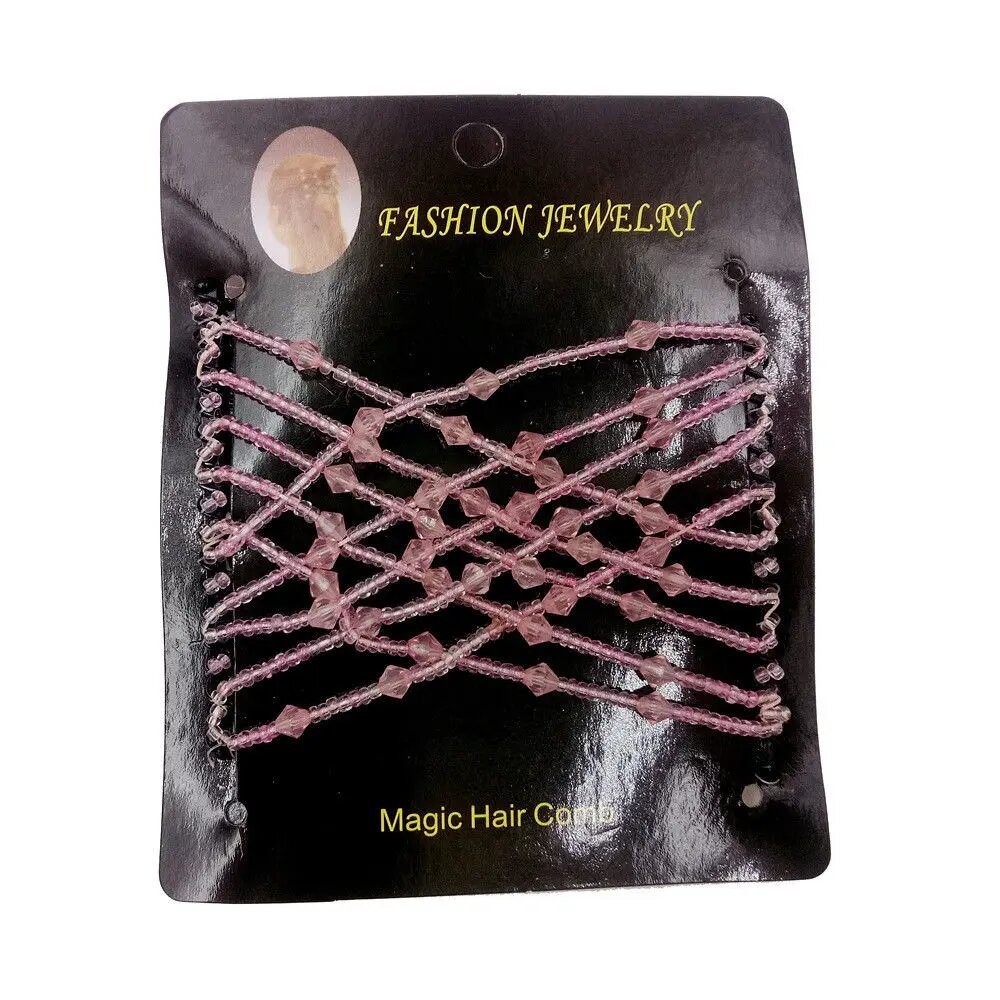 Розовая расческа-заколка для волос Magic Hair Comb
