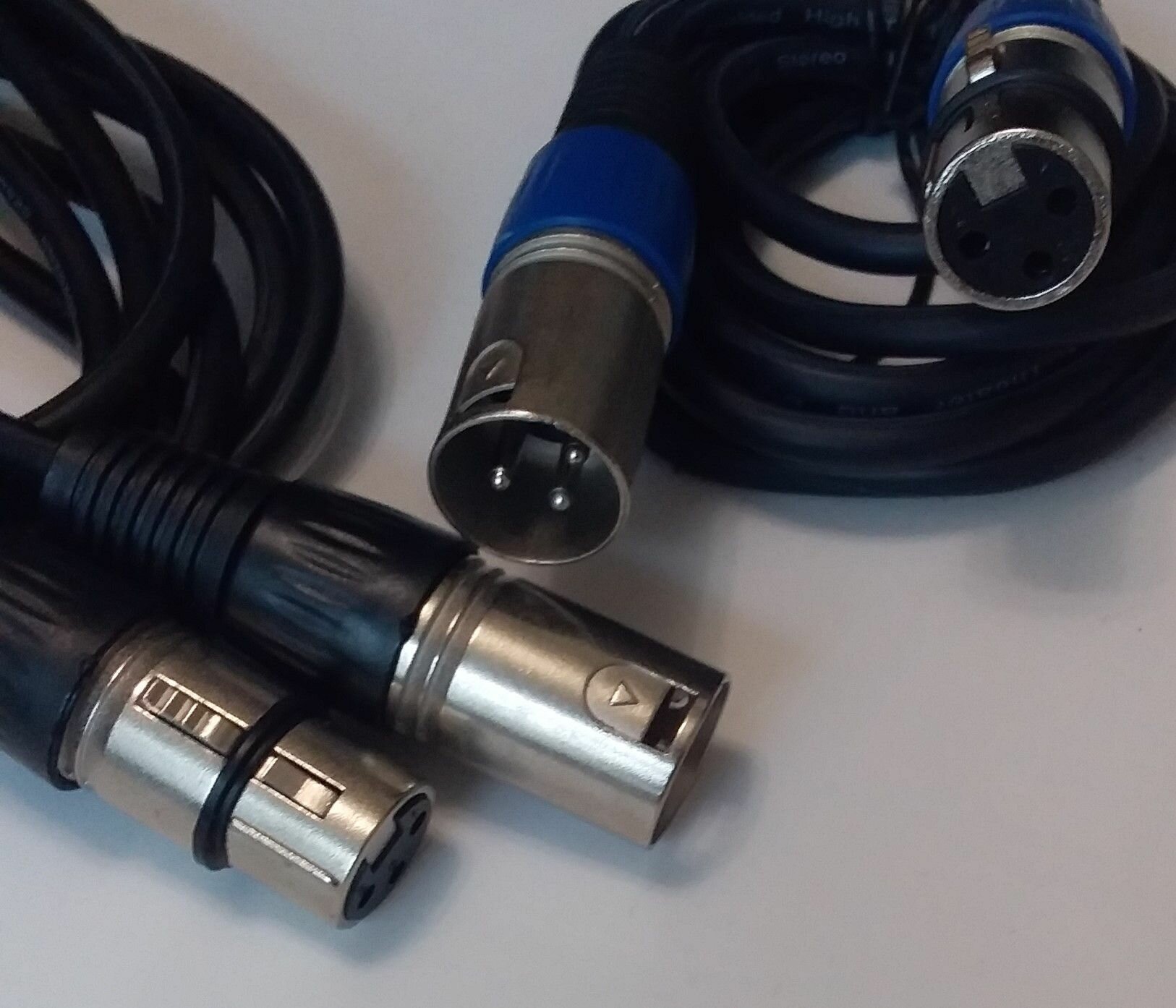Кабель микрофонный 3-pin XLR (Canon) гнездо - 3-pin XLR (Canon) штекер длинна 5 метров