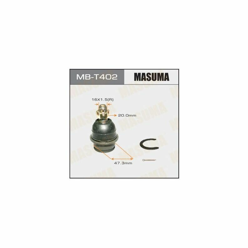 Шаровая опора MASUMA front low TOYOTA LAND CRUISER PRADO / GRJ150, TRJ150 LEXUS GX460 2009-2025, TOYOTA 4RUNNER 2009-2025, TOYOTA FJ CRUISER 2006-2018, TOYOTA LAND CRUISER PRADO 2009-2025 48068-60040,4