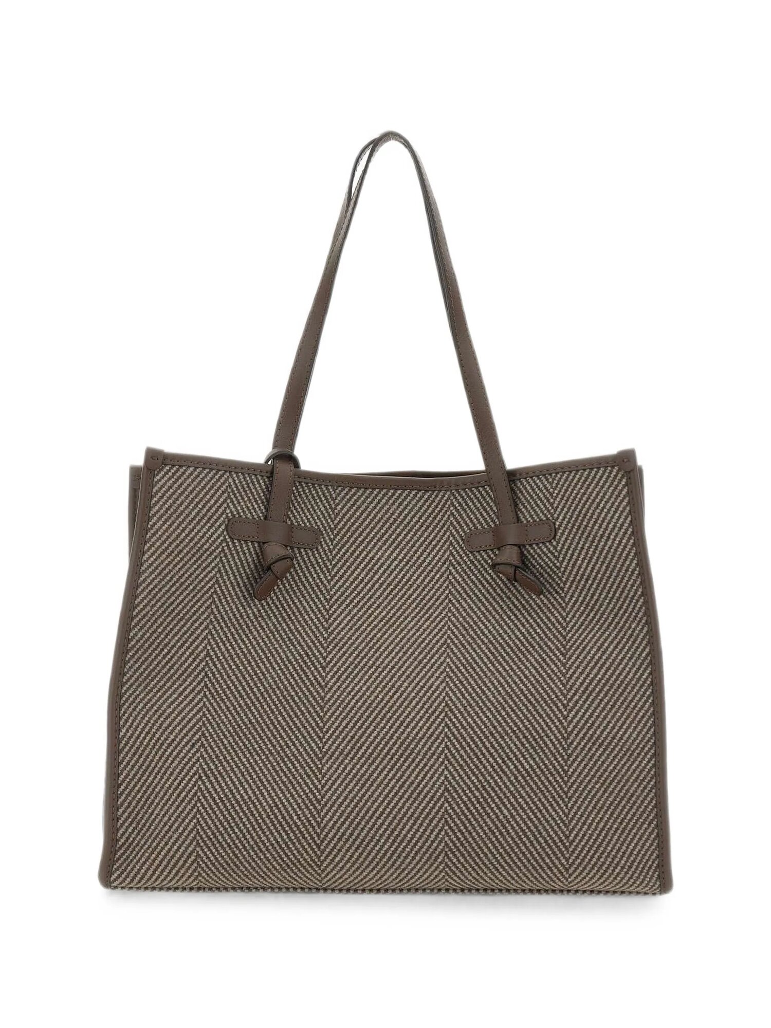 Сумка  Marcella herringbone-pattern tote bag