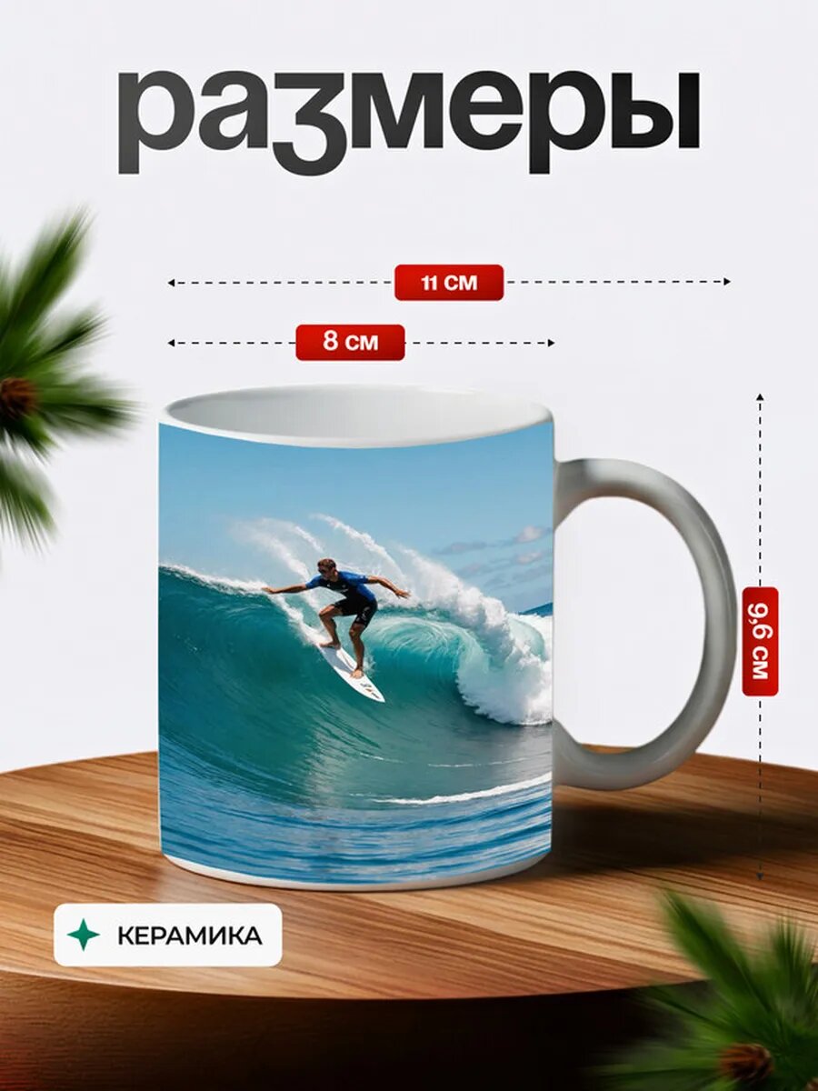 Кружка Сёрфинг, — фото 1