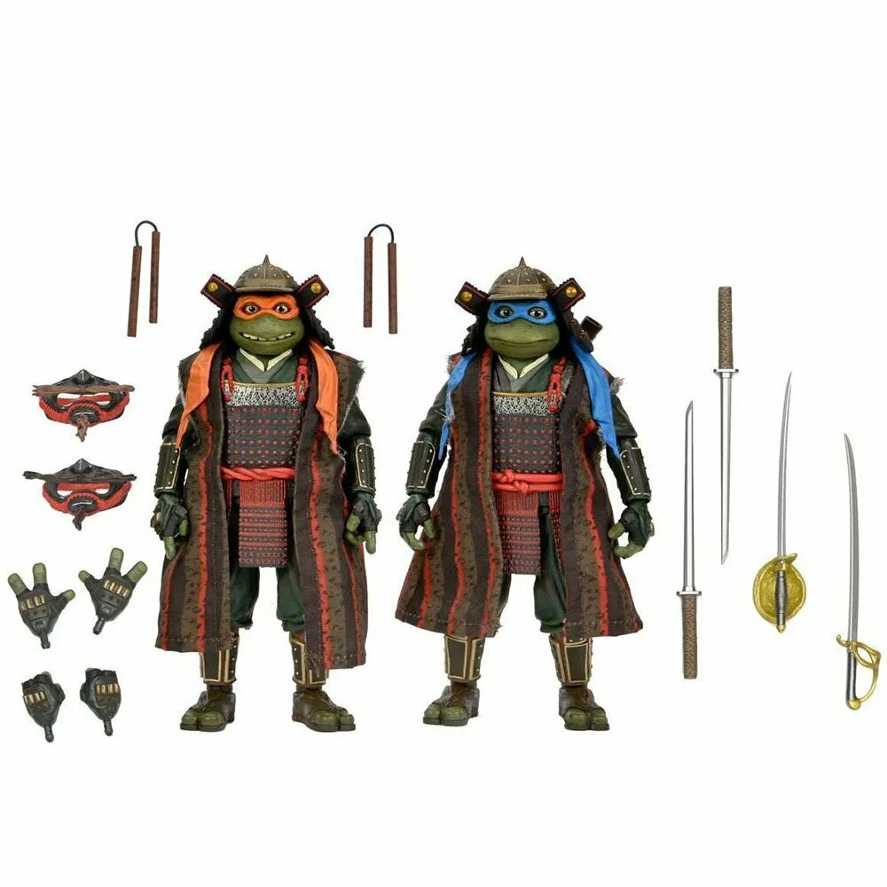 NECA фигурка TMNT черепашки ниндзя Leonardo & Michelangelo фигурки