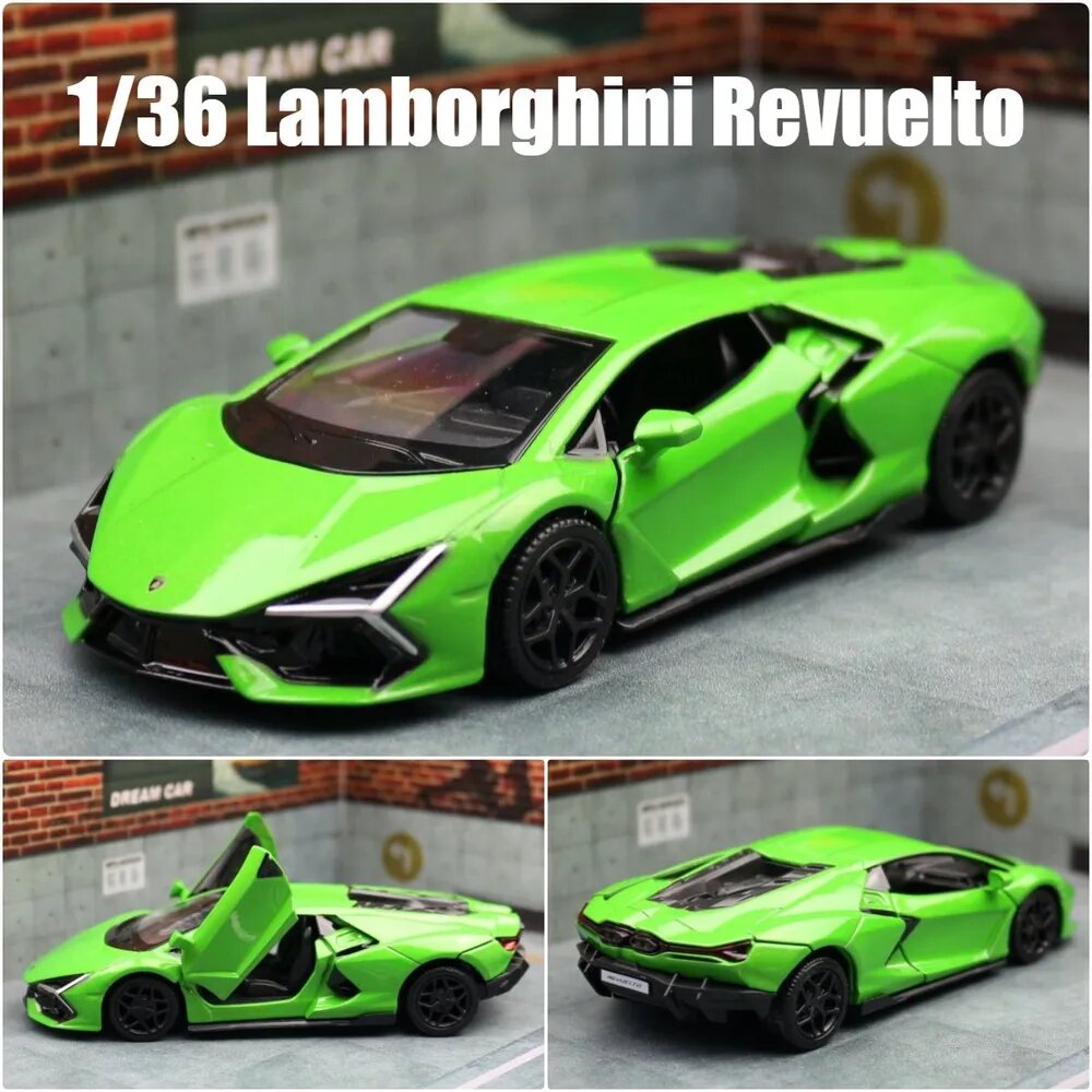 RMZ CITY 1:36 Коллекционная металлическая машина Lamborghini Revuelto HPEV