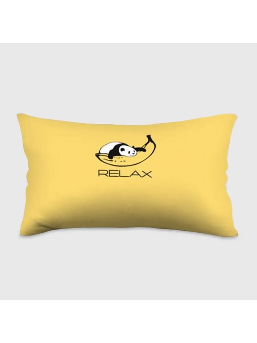 Relax - панда на банане Подушка