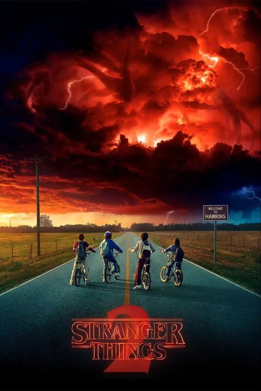 Деревянные пазлы 1000 элементов, подарочная упаковка,50x75cm, Stranger Things, странные вещи, подарочный набор для взрослых, продвинутый уровень сборки 5-10.