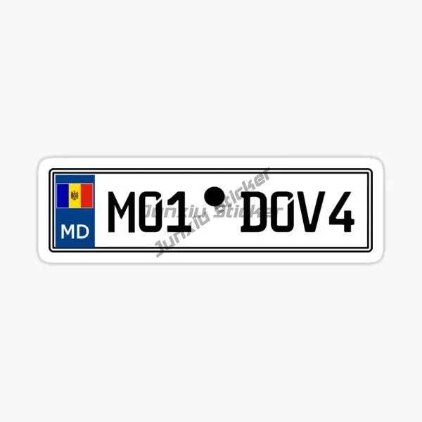 Креативные наклейки MOLDOVA с флагом Молдовы, карта, наклейка из ПВХ, герб Молдовы, Moldova, 13cm