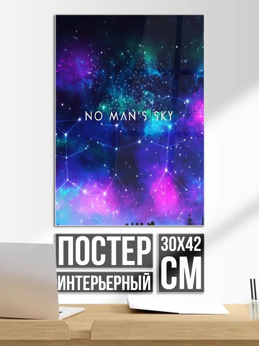 Постер на стену No Mans sky