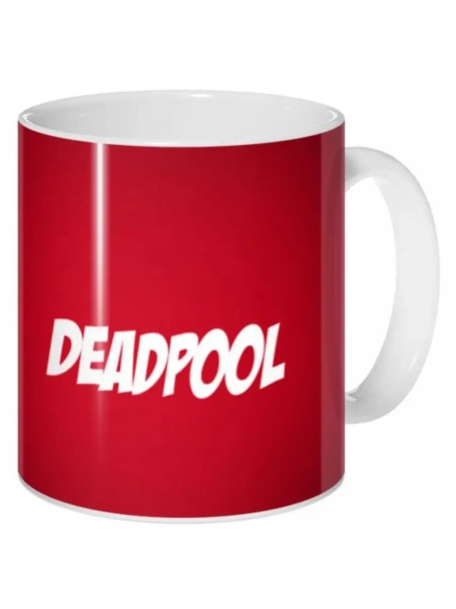 Кружка белая Deadpool / Дэдпул