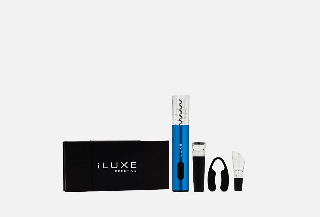 ILUXE синий Подарочный набор сомелье 4 шт