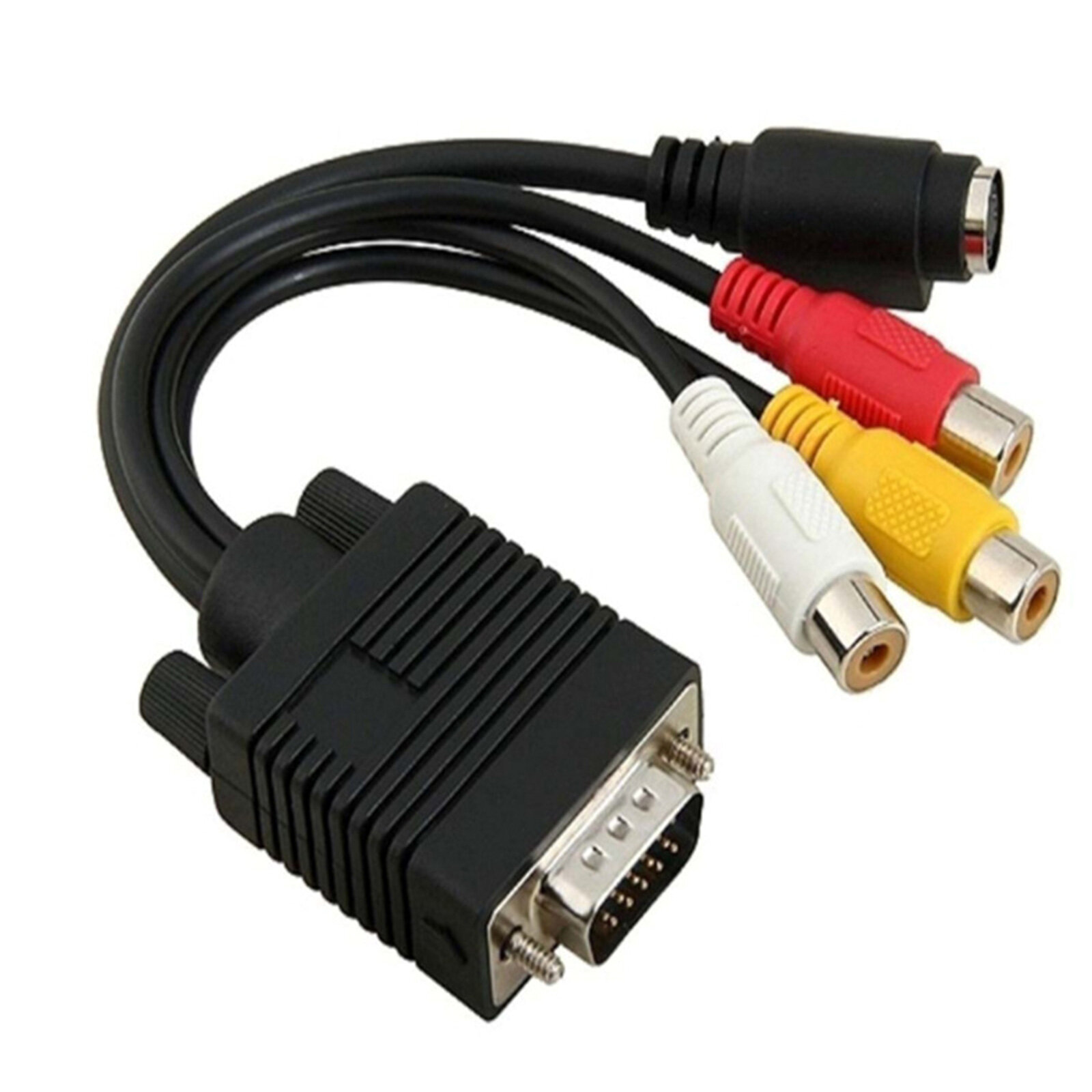 Кабель VGA-S-Video/3RCA AV с прочным корпусом ABS для