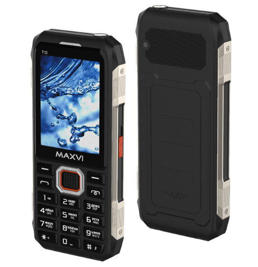 Мобильный телефон Maxvi T12 Black