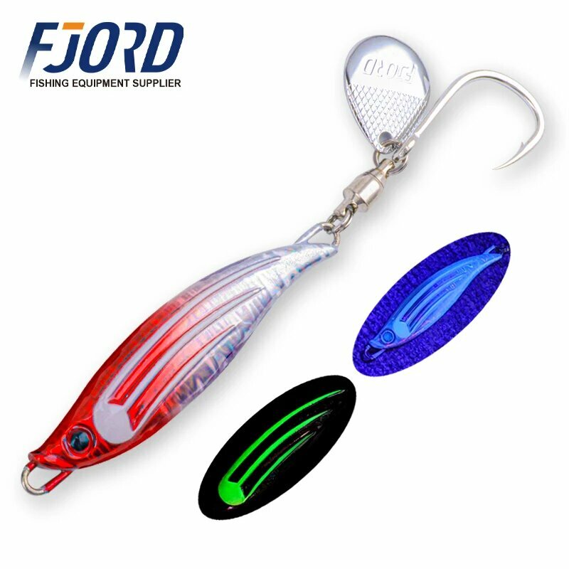 FJORD Металлическая приманка для рыбалки 40г 60г 80г 40g, color1