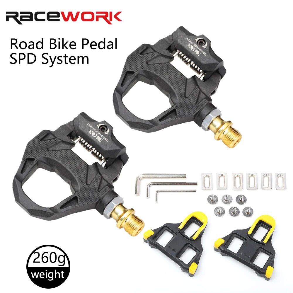 Велосипедные педали Racework самоблокирующие