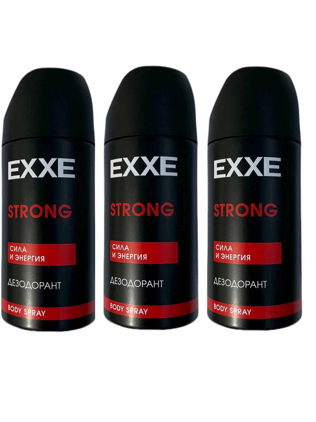 EXXE Дезодорант спрей men, Strong, 150 мл, 3 шт