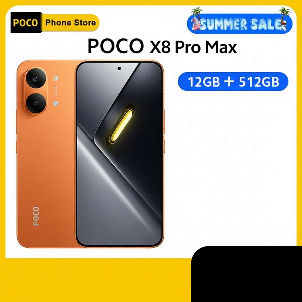 Смартфон Poco X8 Pro Max, 12/512ГБ, global