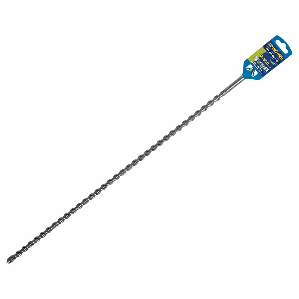 Бур по бетону серия Профи (12х600 мм; SDS-plus) ПРАКТИКА 033-734
