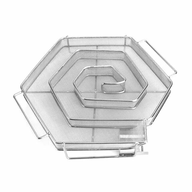 Сетка для барбекю из нержавеющей стали Hexagon