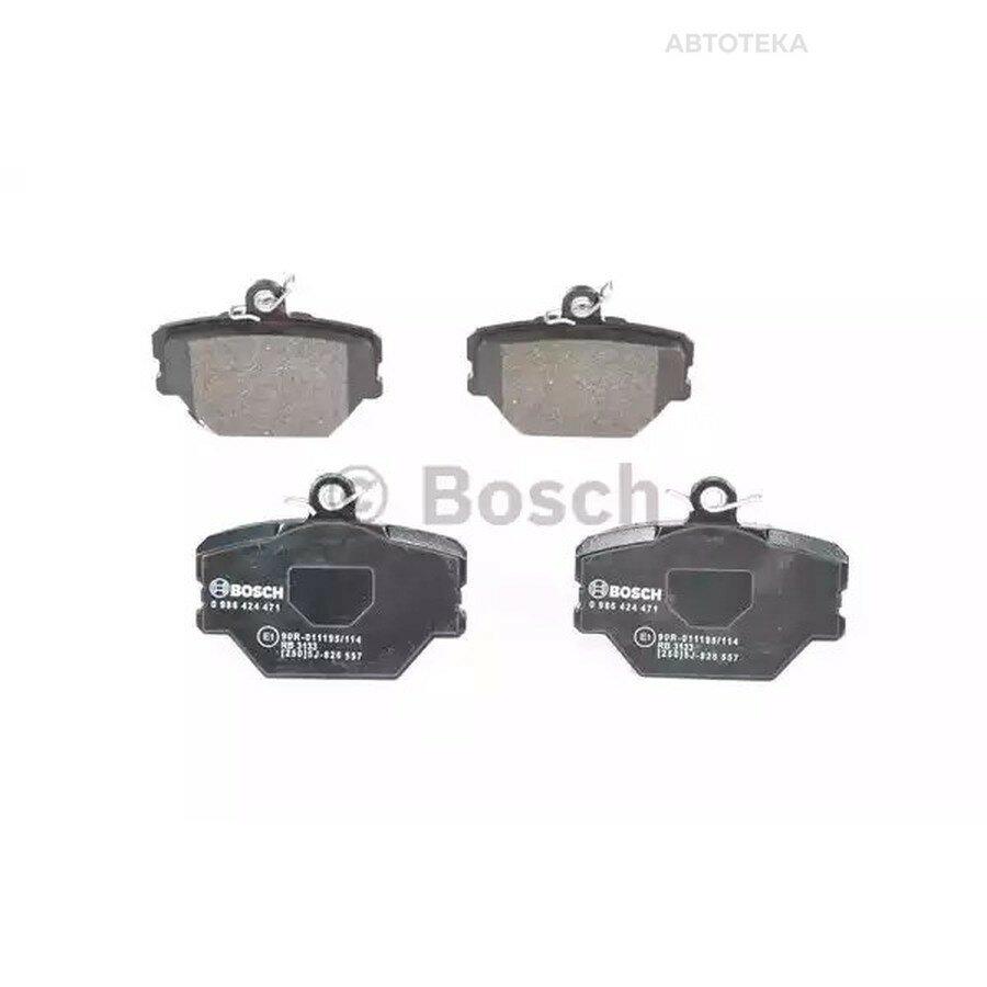 Колодки торм. пер. BOSCH 0986424471 SMART (MCC) CITY-COUPE (MC01) 07/98-01/04 FORTWO