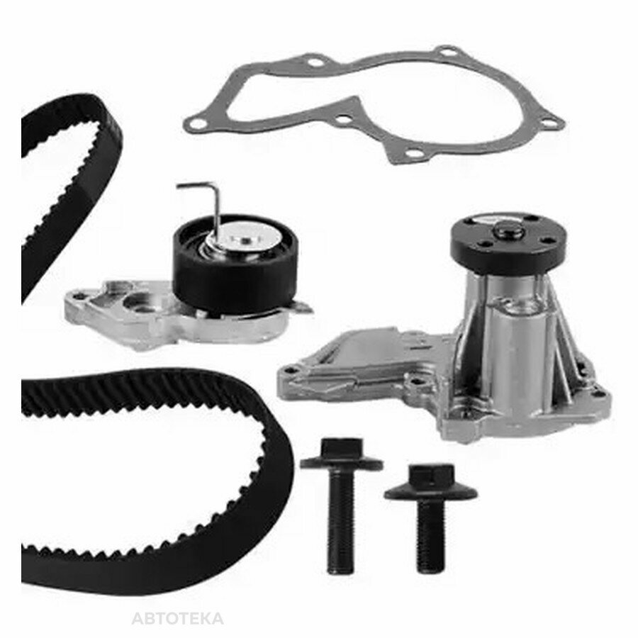 Ремень ГРМ [117 зуб.22mm] + Водяной насос + ролик + 2 болта METELLI 3006121 FORD Fiesta V/Focus I, II/Fusion MAZDA 2