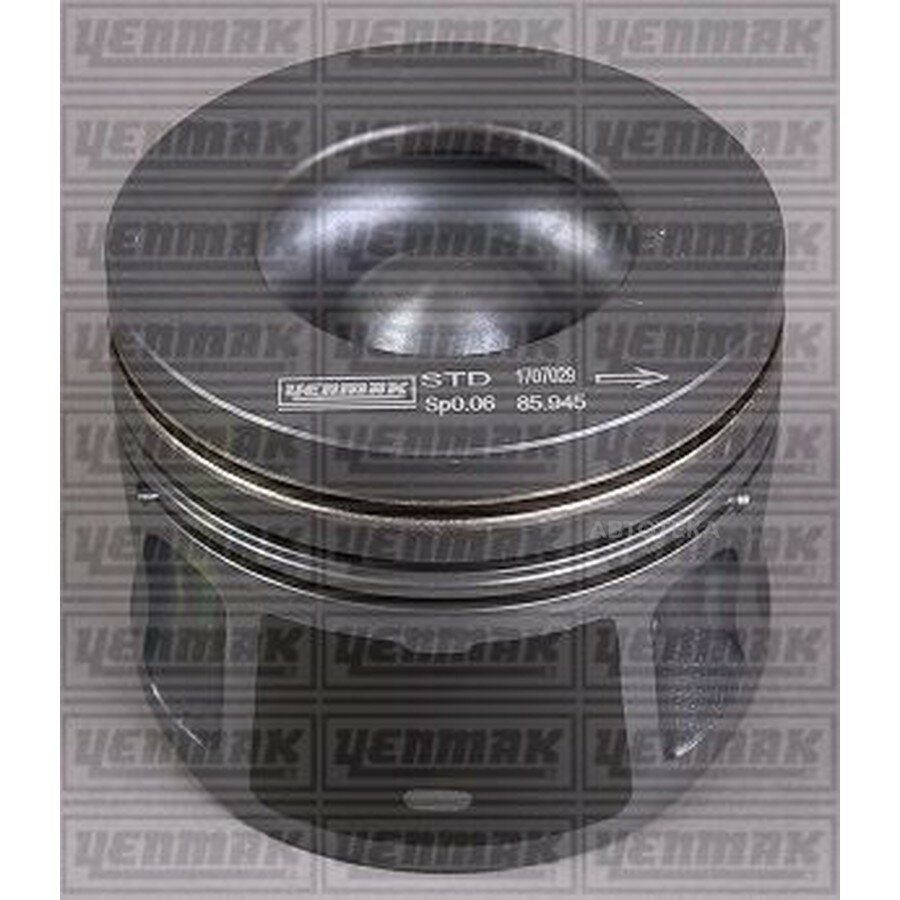 Поршень ДВС с кольцами YENMAK 3103461000 FORD: V347 DURATORQ 130 PS/4HV-4HU; O86,010 MM STD