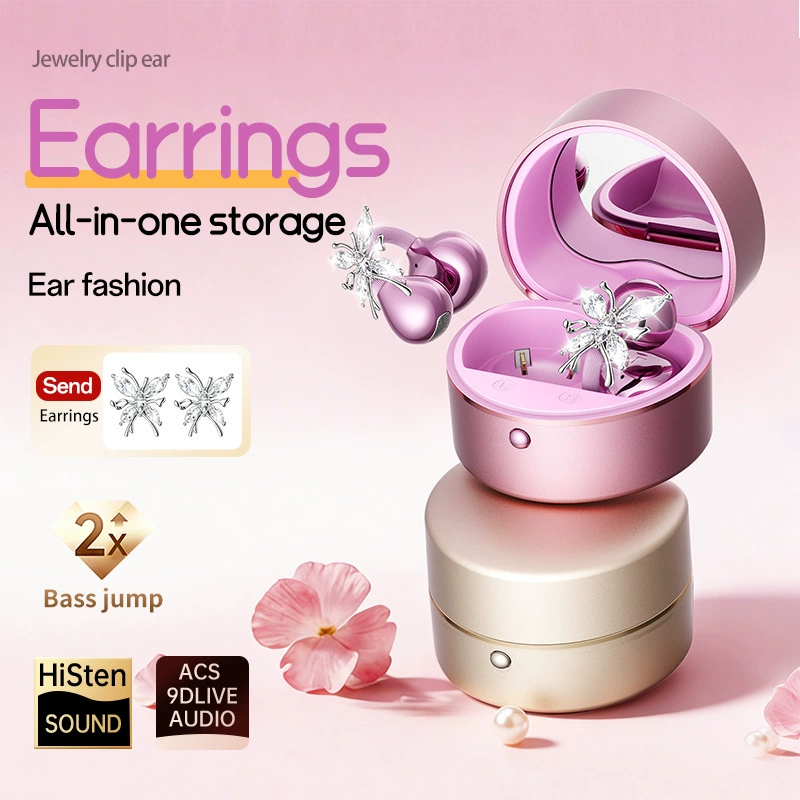 Наушники беспроводные CCIT HIFI-Sound, с шумоподавлением, розовый