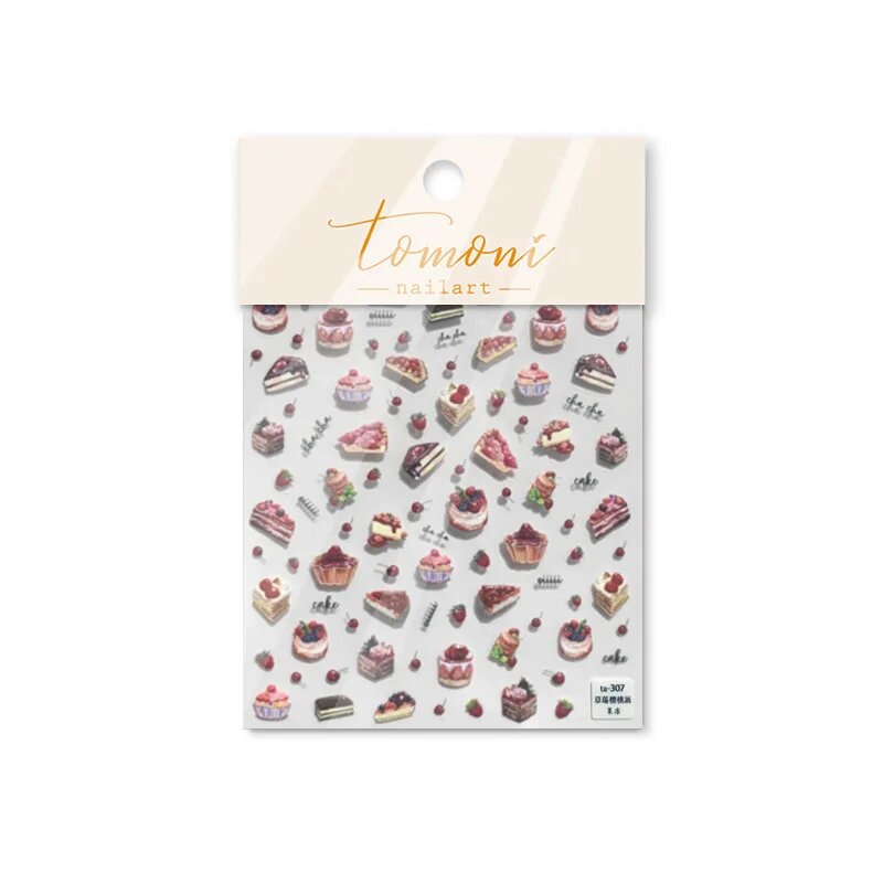 3D наклейки для ногтей tomoni nailart TA-307 TA-307