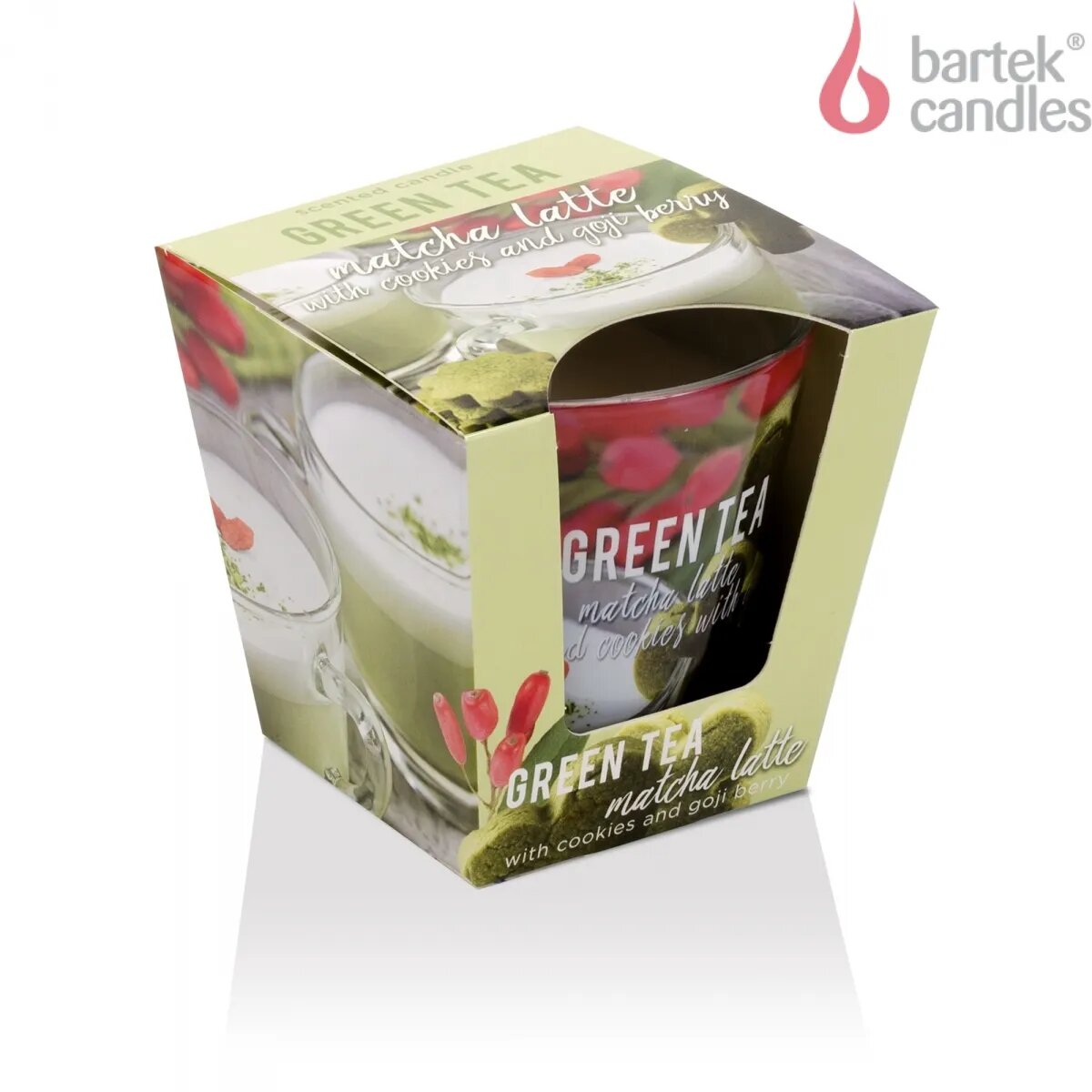 BARTEK Арома-свеча "Green Tea Pudding" MATCHA 115g