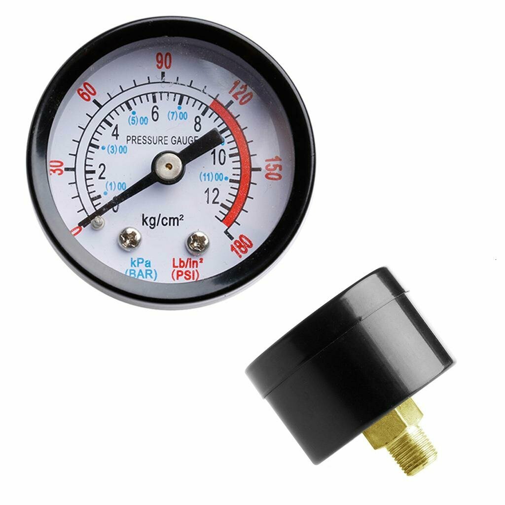 Манометр 0-12 Бар 0-180 PSI