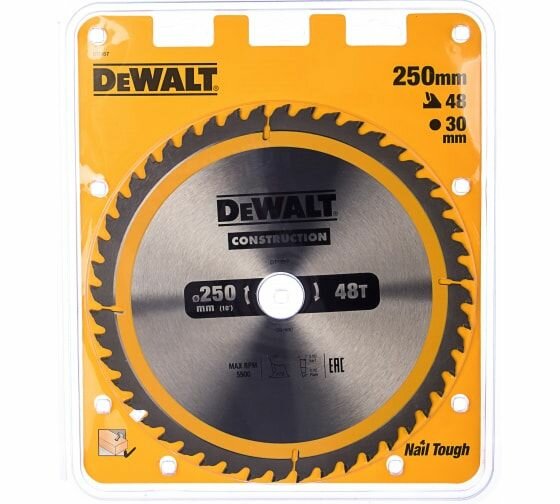 Пильный диск Dewalt dt1957 construct — фото 1