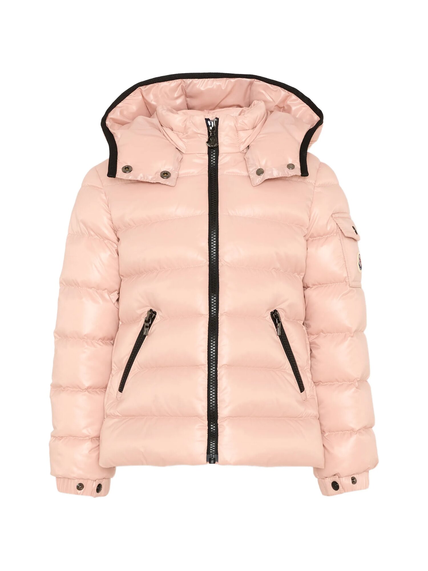 Пуховик Moncler Bady, размер 14 лет, coral pink — фото 1