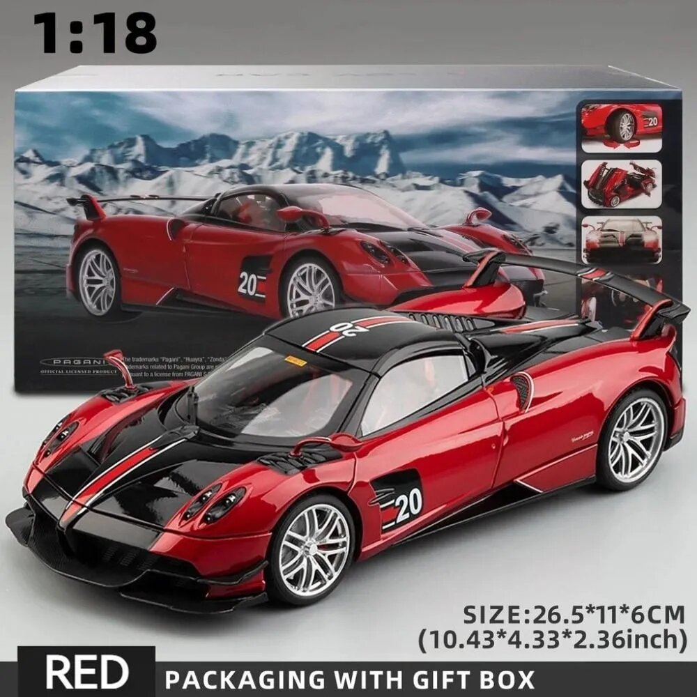 1:18 Pagani Huayra BC Модель Автомобиля : Цвет Francia/Candy, С Карбоновыми Акцентами, Коллекционная