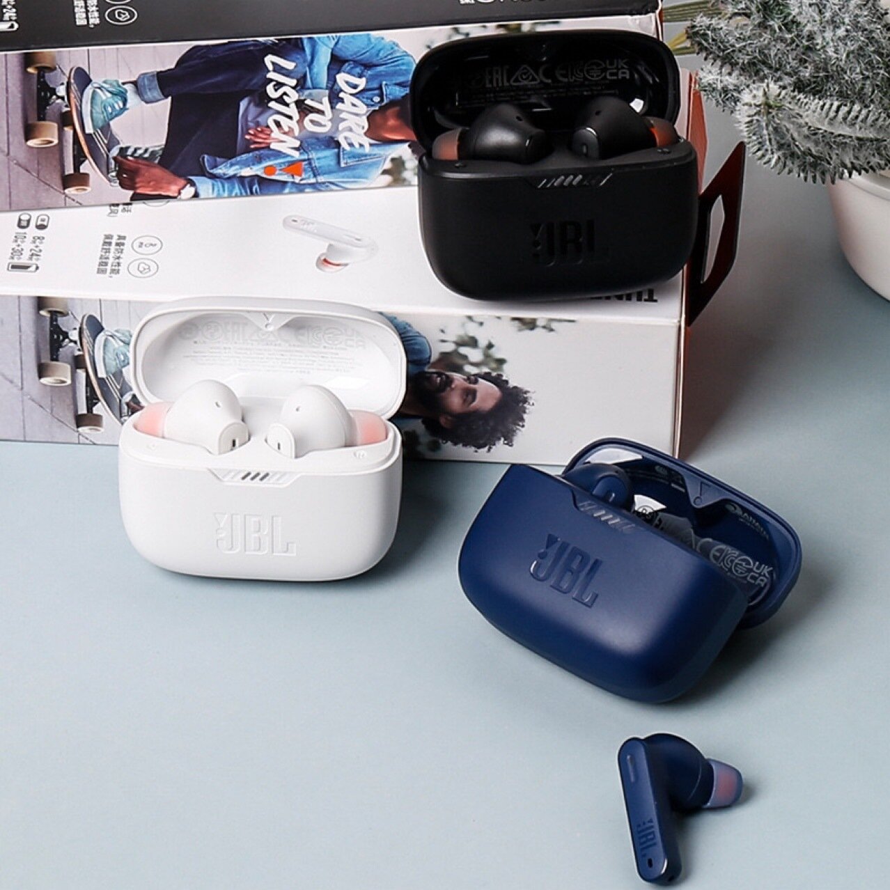 Подходит для беспроводных Bluetooth-наушников JBL T230NC TWS, внутриканальных музыкальных наушников с адаптивным активным шумоподавлением.