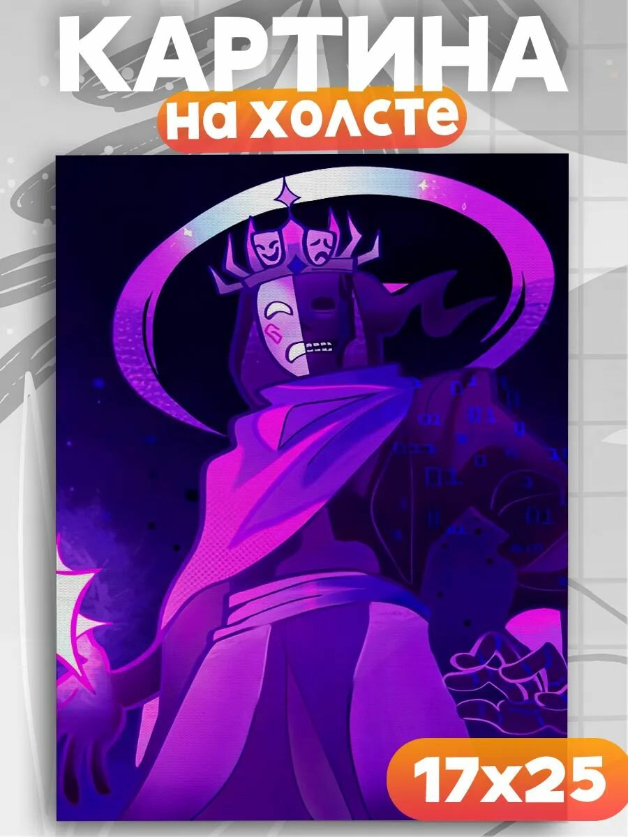 Картина на стену forsaken Ноли Форсакен roblox, на подрамнике, 1шт, 25х17 размер.
