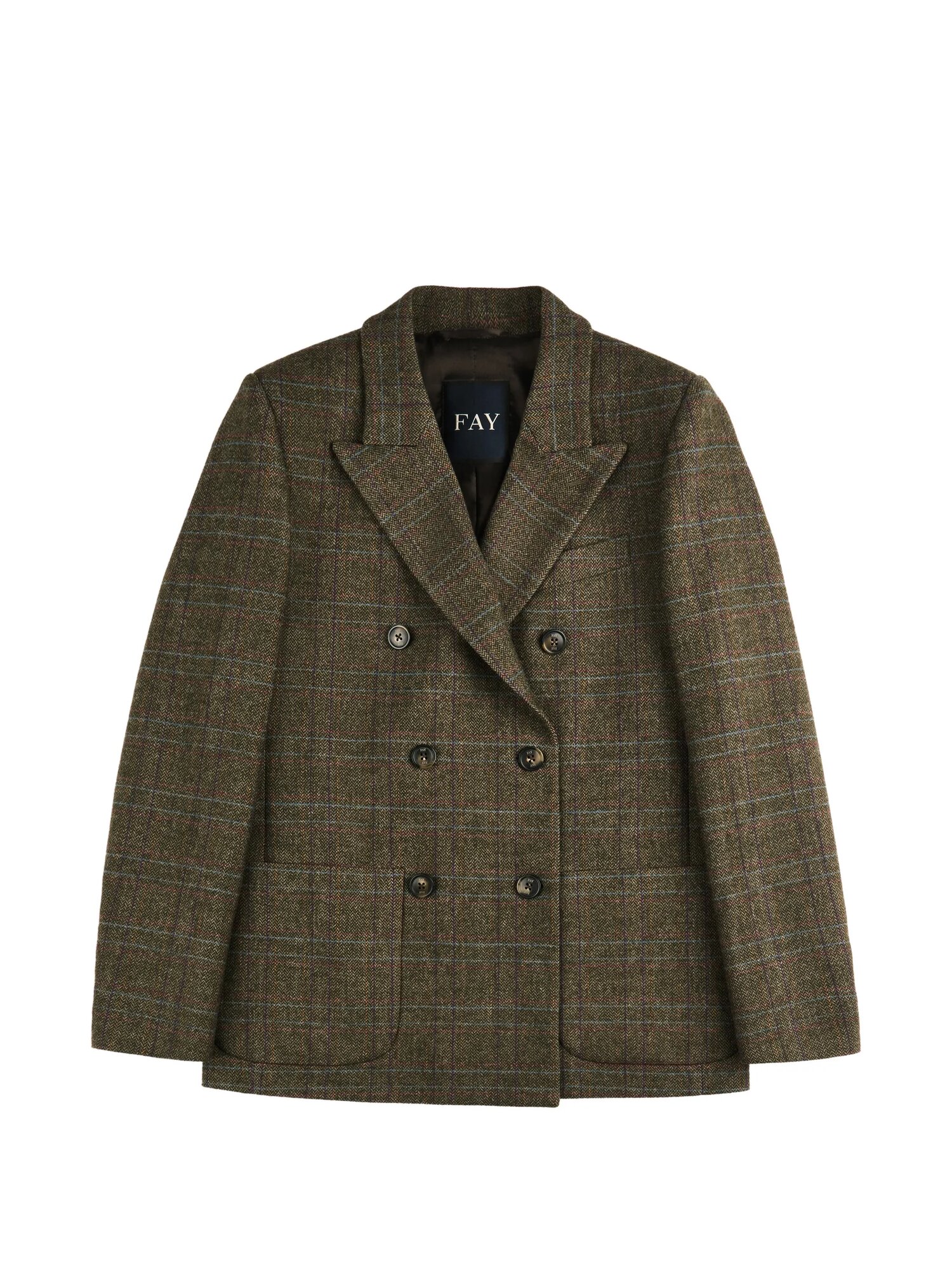 Куртка Double-breasted check jacket