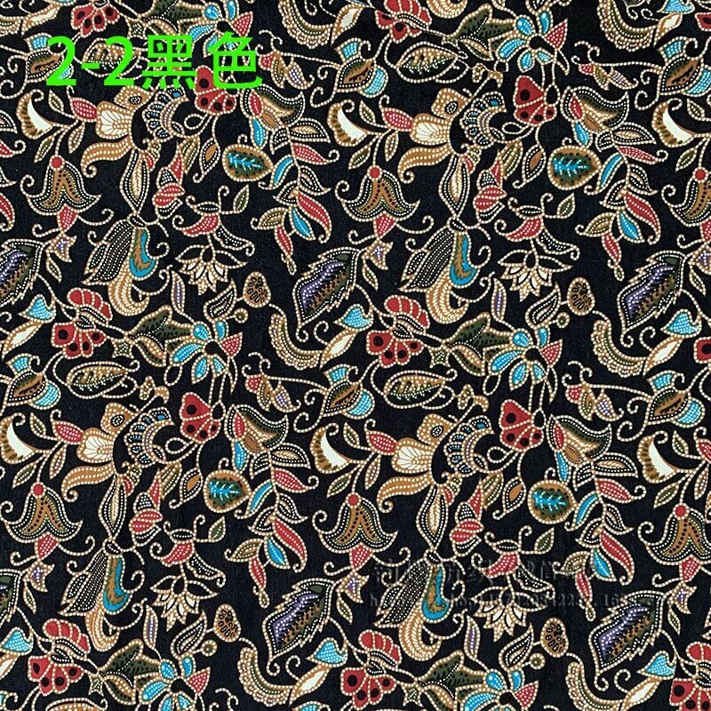 Хлопковая ткань с этническим принтом patchwork algodon 100*145 см jyfz011