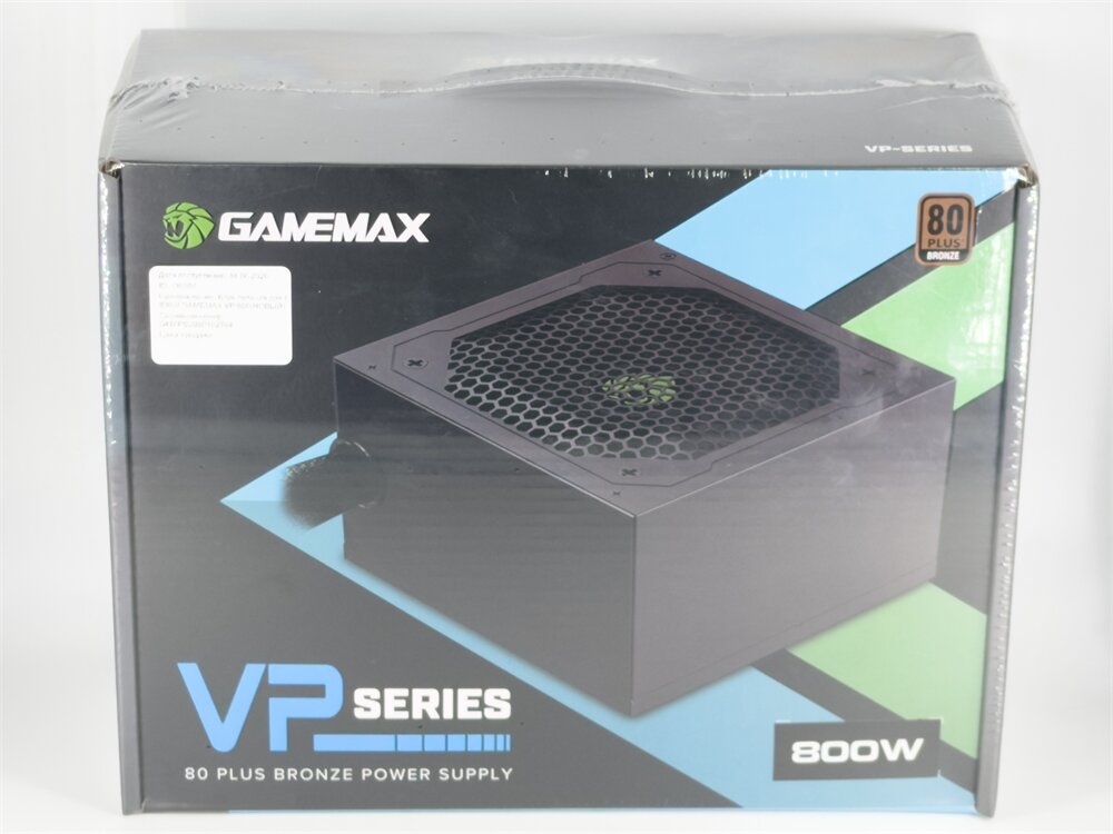 Блок питания для ПК 800W GAMEMAX VP-800 80 PLUS BRONZE POWER SUPPLY