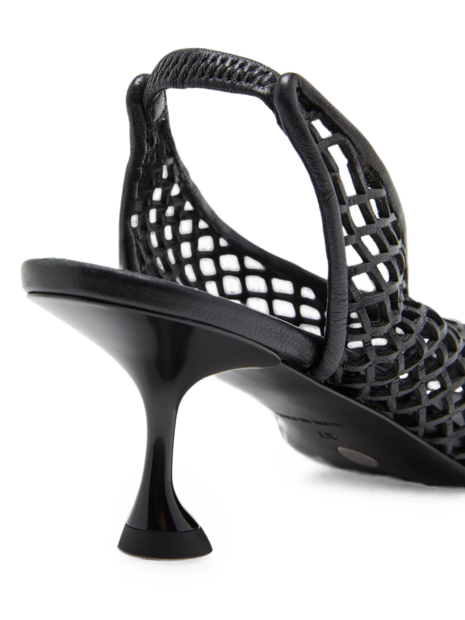 Туфли Proenza Schouler Woven slingback pumps, размер 40, black/black — фото 1
