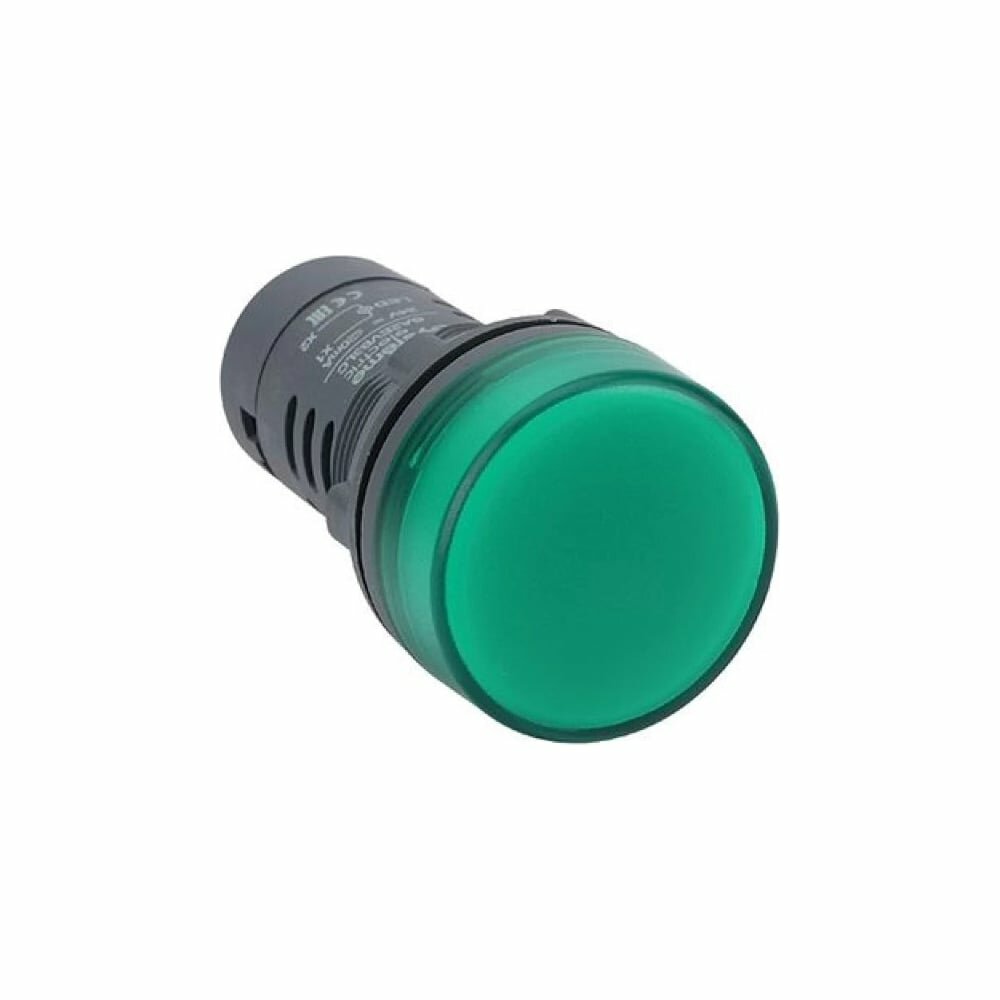 Лампа светосигнальная моноблочная Systeme Electric SB7 d22мм 230В AC зеленый SE SB7EV03MP