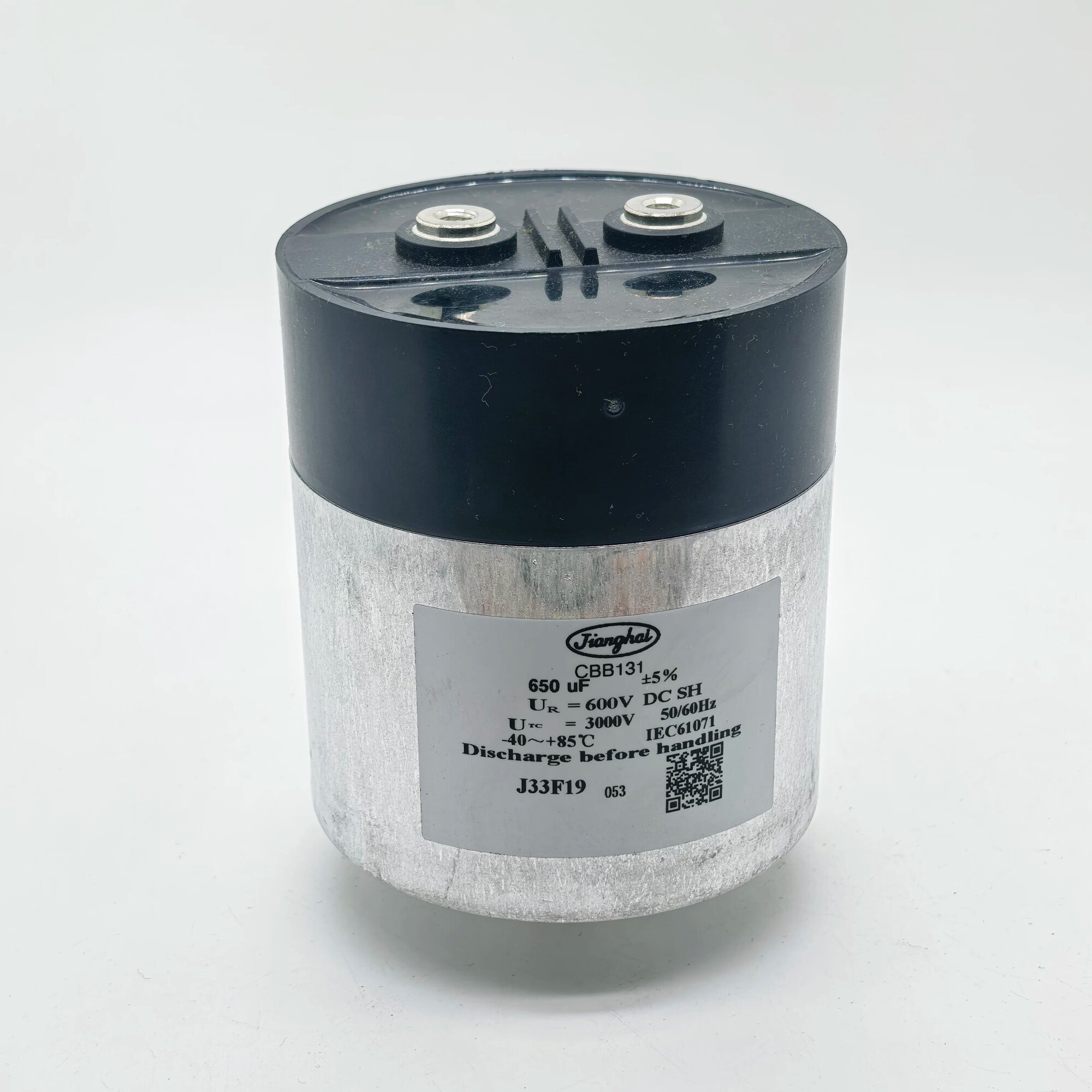 Jianghai CBB131 серия 650UF 600V высокого напряжения постоянного тока фильтр безэлектродный пленочный конденсатор 1шт цена
