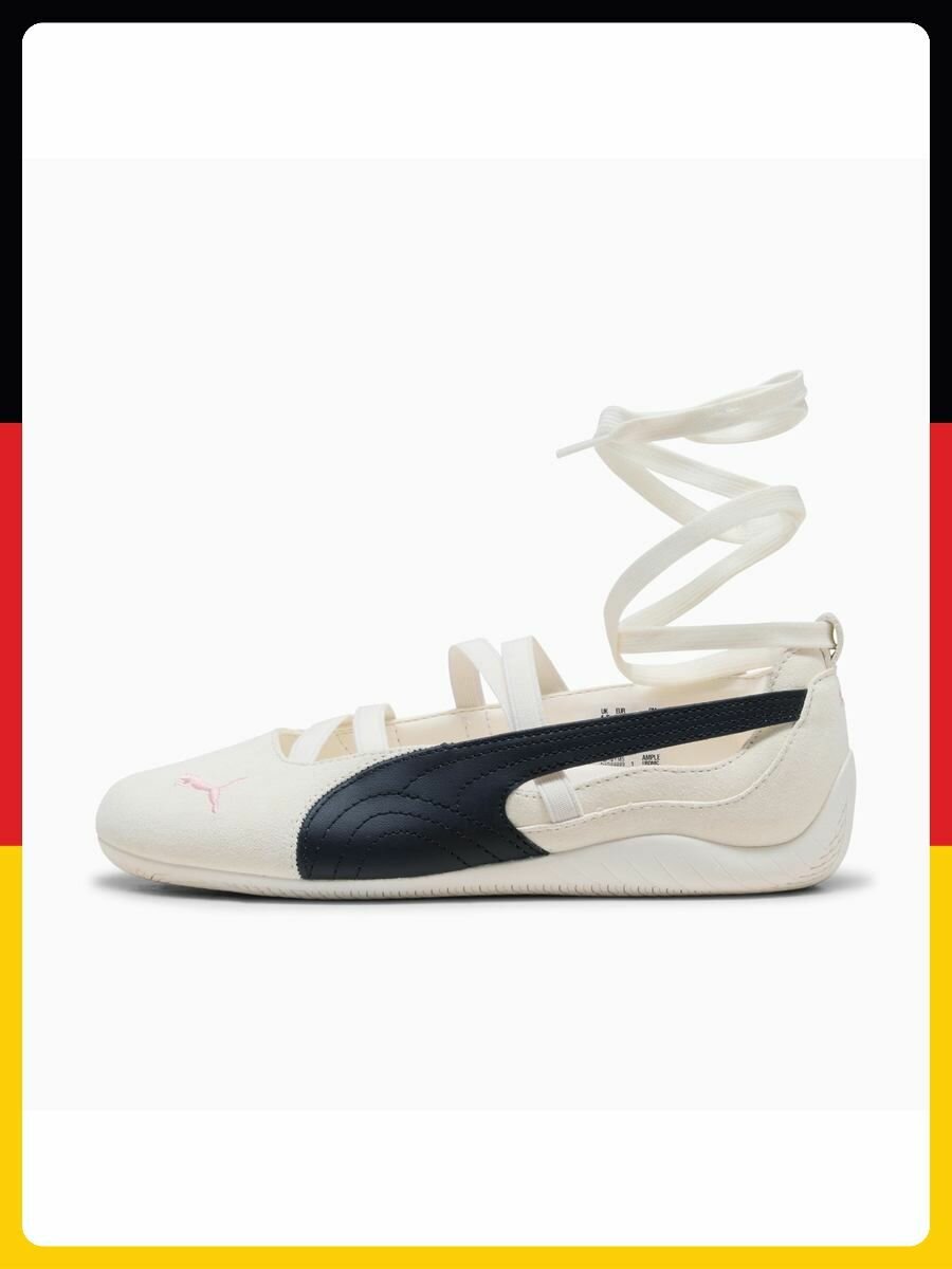 Балетки PUMAxROSE, кремовый;черный, 37.5EU