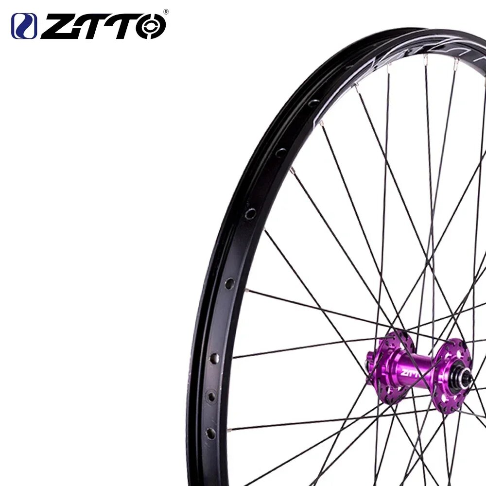 ZTTO Колеса для горного велосипеда 26/27.5/29 дюймов 32 отверстия 29 inch, P3 Boost 6-Bolt, Purple