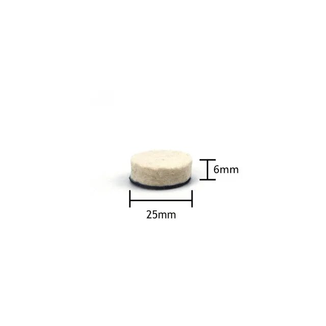 Шерстяные полировальные диски 1/2/3/5/6/7 дюймов 1 Inch x 2pcs