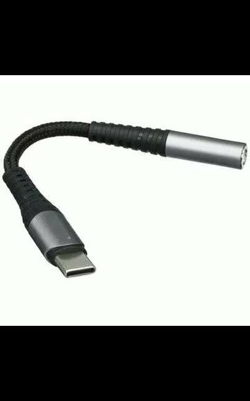 Кабель USB Type-C - jack 3.5 мм серый — фото 1
