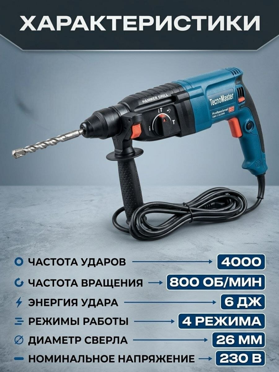 Перфоратор 2000 Вт — фото 1